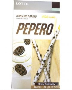 LOTTE Pepero White Chocolate Stick Biscuit 32g乐天白巧克力棒 – Orange Go
