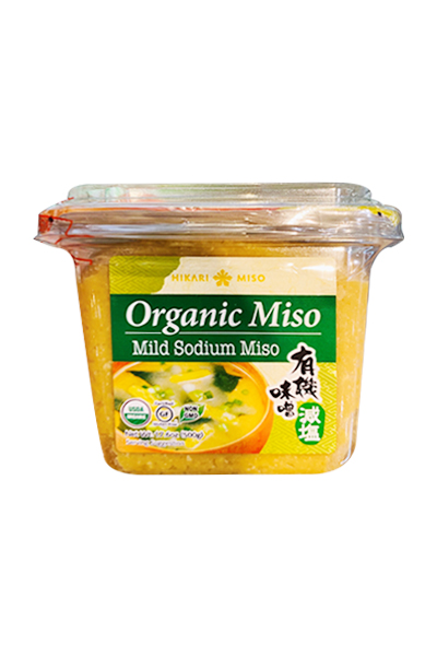 日本Hikari有机减盐味增酱500g/Hikari Organic Mild Sodium Miso 500g – Orange Go