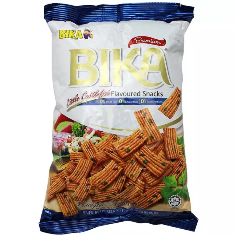 Bika 鱿鱼酥/Cuttlefish Crackers 70G – Orange Go